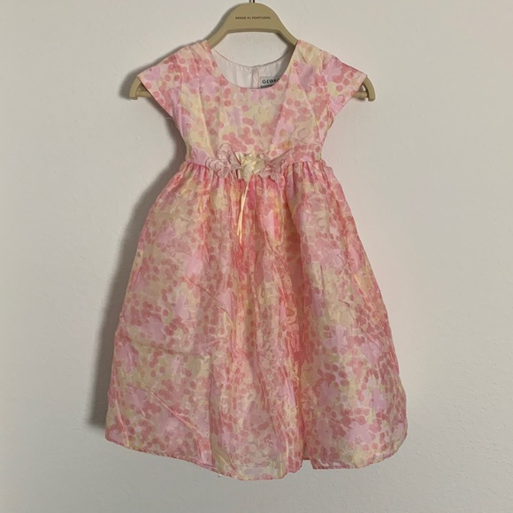 George | Dresses | George Floral Kids Dress In Pink And Yellow | Poshmark